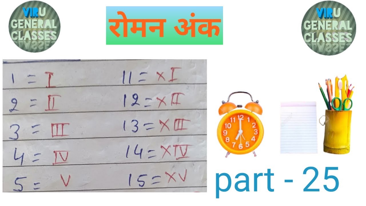 रोमन अंक | Roman ank | romanअंक kaise likhe | Roman sankhya | रोमन ...