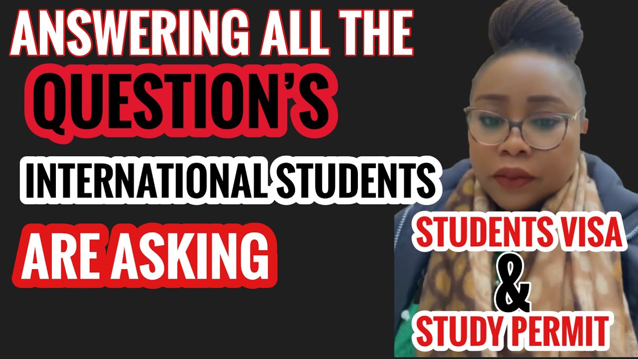 ANSWERING MOST OF THE QUESTIONS INTERNATIONAL STUDENTS WANT TO KNOW. /Q ...