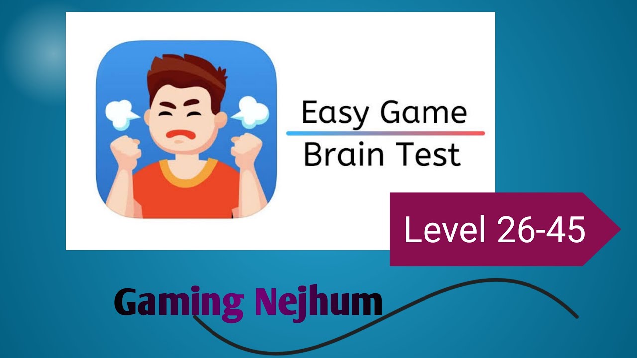 Easy Game Brain Test Level 26-45 | Complete Walkthrough Solution - YouTube