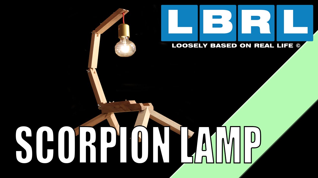 Scorpion table lamp build (how to) - YouTube