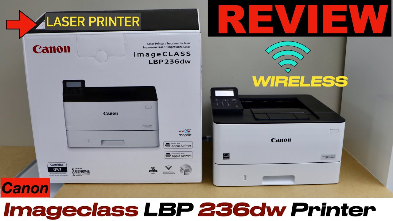 Canon Imageclass LBP 236dw Laser Printer Review ! - YouTube