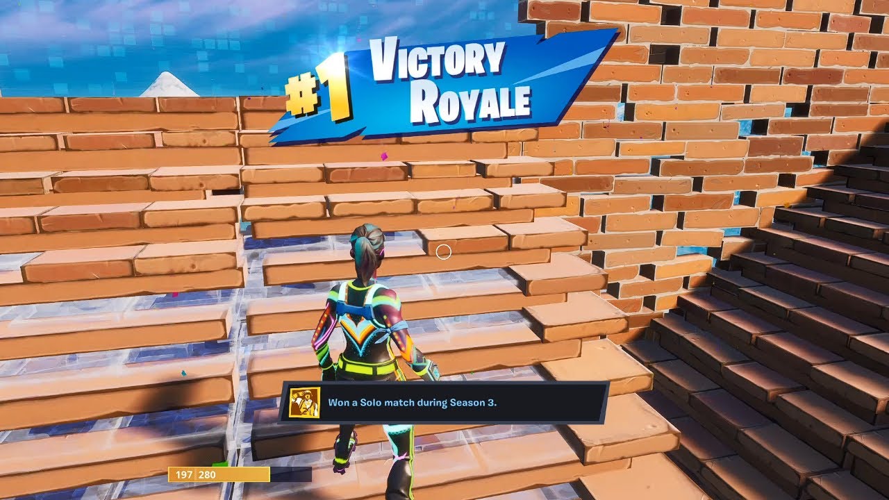 Getting my first solo win on Fortnite - YouTube
