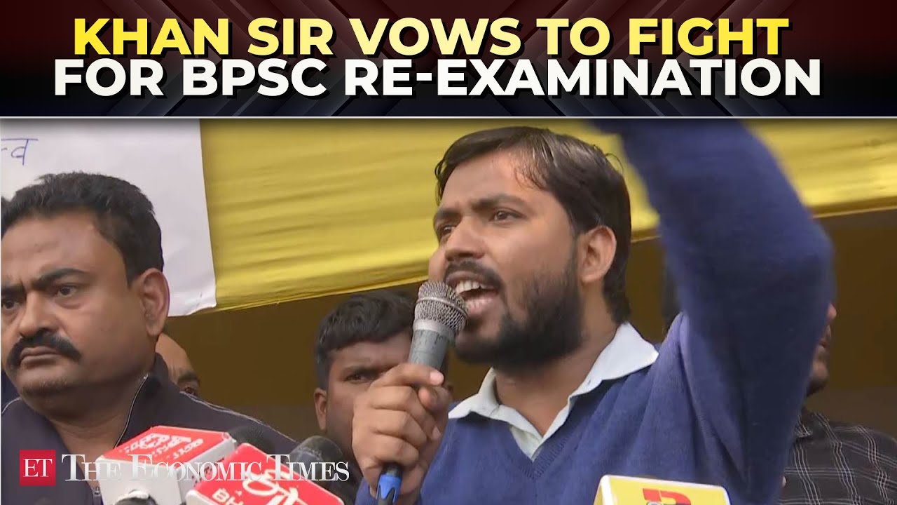 Bihar: Khan sir vows to fight for BPSC re-examination 'We will approach ...