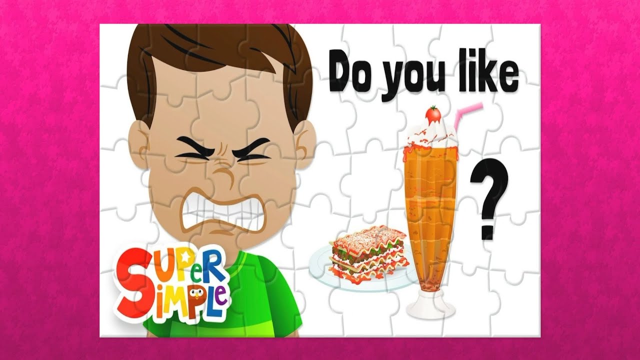 Do You Like Lasagna Milkshakes Super Simple Songs puzzle - YouTube