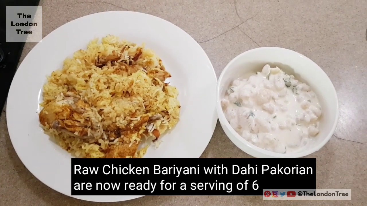 How To Cook 'Raw Chicken Bariyani with Dahi Pakorian' - Recipe - YouTube