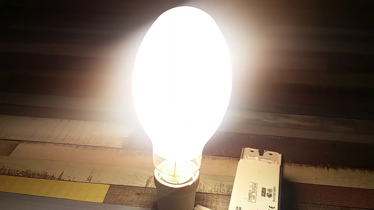Mercury bulb Philips ML 160W self-ignition/ self-ballasted. - YouTube
