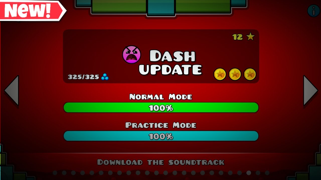 Dash Full Song update | Geometry dash 2.2 - YouTube