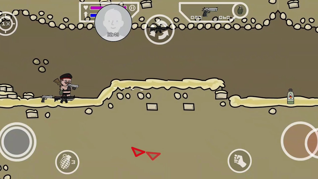 Mini militia doodle army/PC LOVERS - YouTube