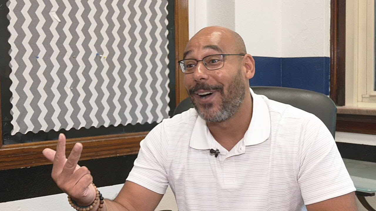Male High School graduate returns to be the school's principal - YouTube