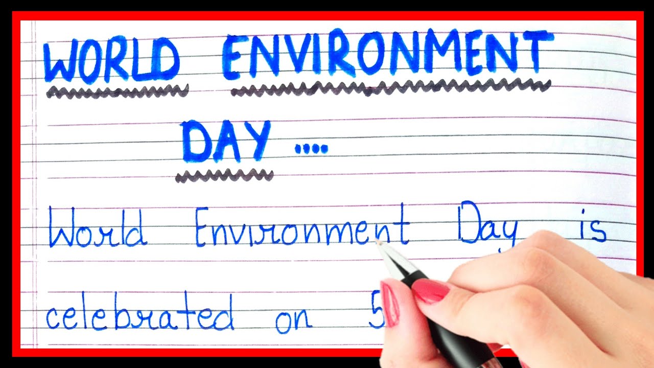 Essay on world environment day in english | short paragraph on ...