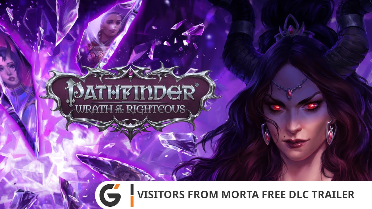 Pathfinder: Wrath of the Righteous - Visitors from Morta Free DLC trailer - YouTube