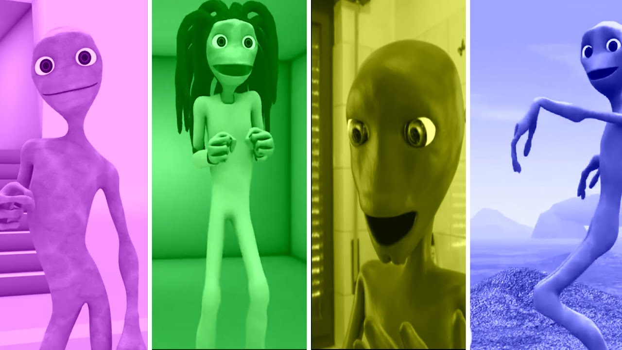 Alien Dance VS Funny Alien Dame Tu Cosita Dance Funny Alien Dance Song ...