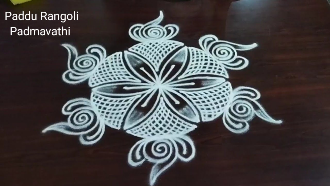Easy Padi Kolam Design 🌷5x3 dots Simple Rangoli Designs 🌷 Latest Daily ...
