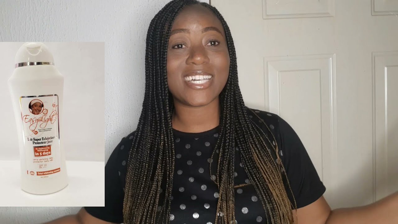 MY HONEST EASY WHITE 5 DAYS LIGHTENING LOTION REVIEW with SPF - YouTube