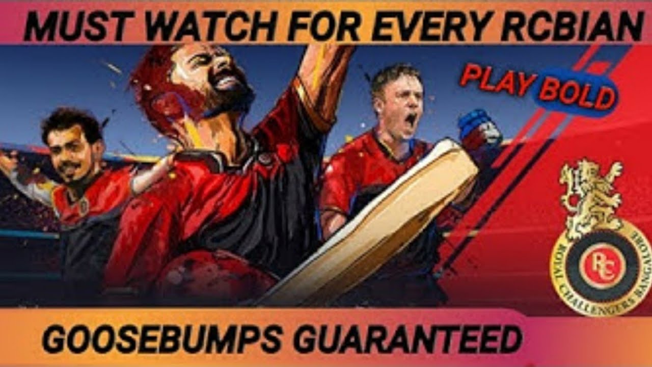 RCB Anthem 2020 IPL 'Legends Never Die' - YouTube