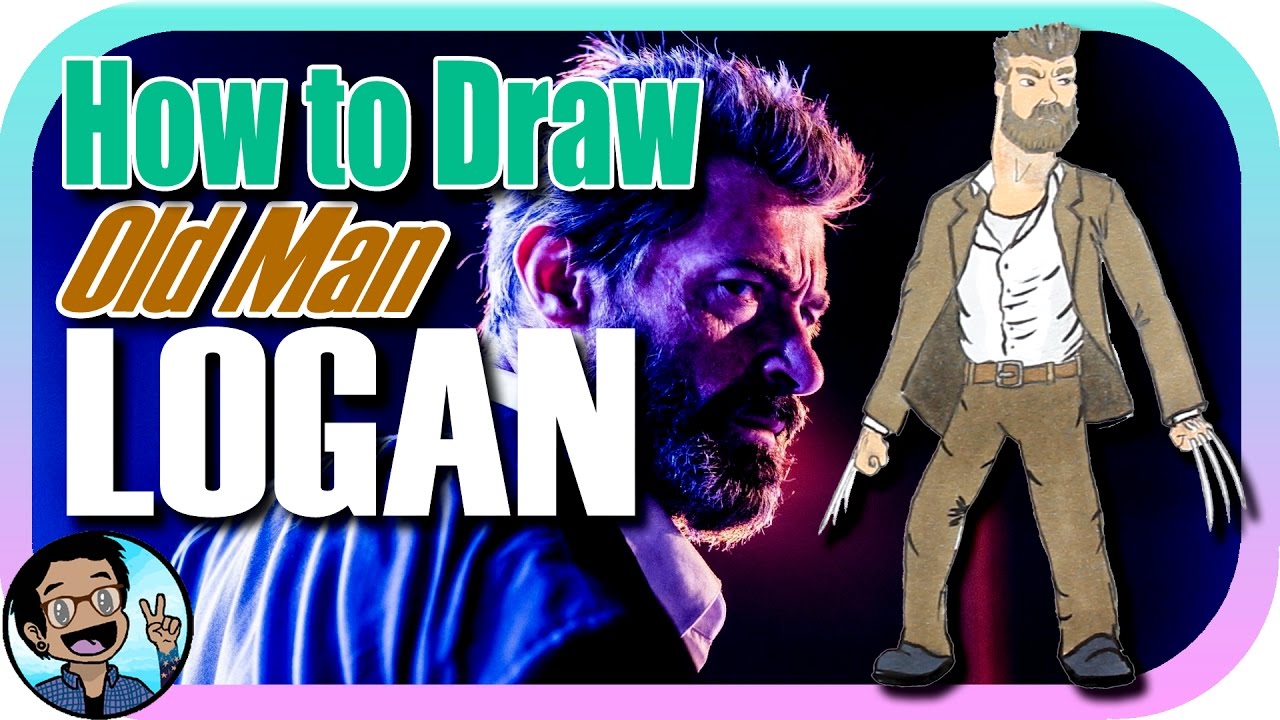 🎨 How to Draw Old Man Logan - YouTube