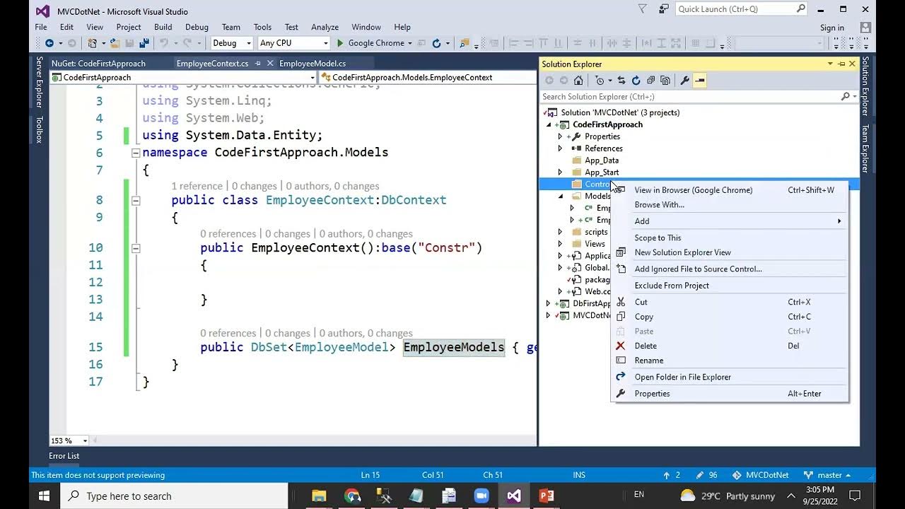 CodeFirst Approach Part-1 using Entity Framework - YouTube