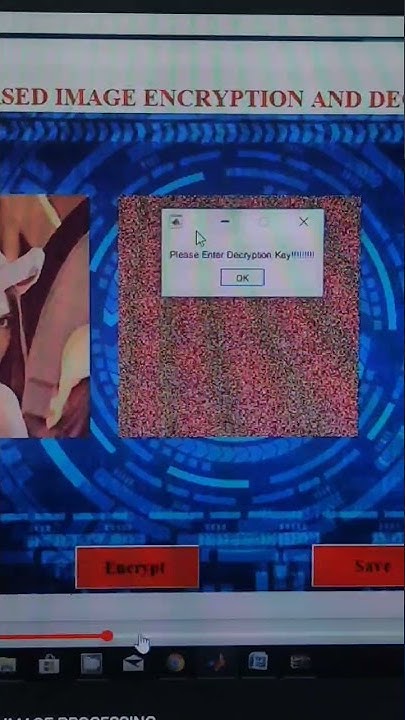 KEY BASED IMAGE ENCRYPTION AND DECRYPTION USING IMAGE PROCESSING | MATLAB CODE - YouTube