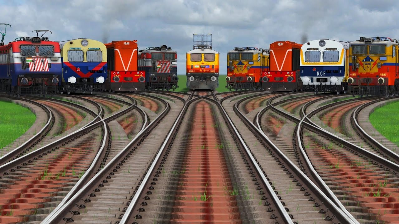 All Realistic Trains Run At Bumpy HigherGraphics Railroad Tracks ...