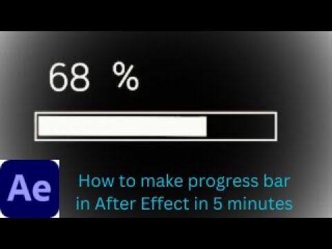 How To Make A Progress Bar In After Effects | Progress bar kaise banaye Easy Tutorial In Hindi ...
