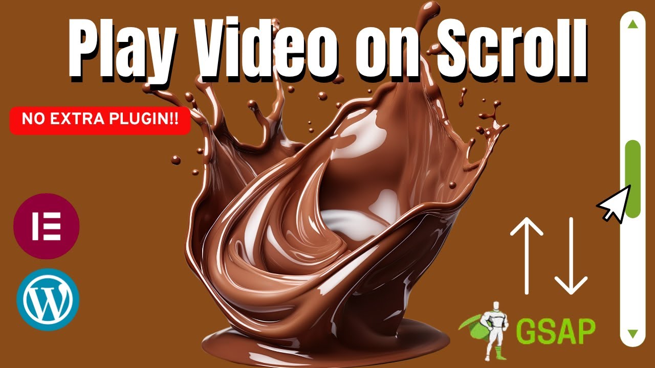 Play Video On Scroll In Elementor With Gsap Scrolltrigger No Plugin Youtube