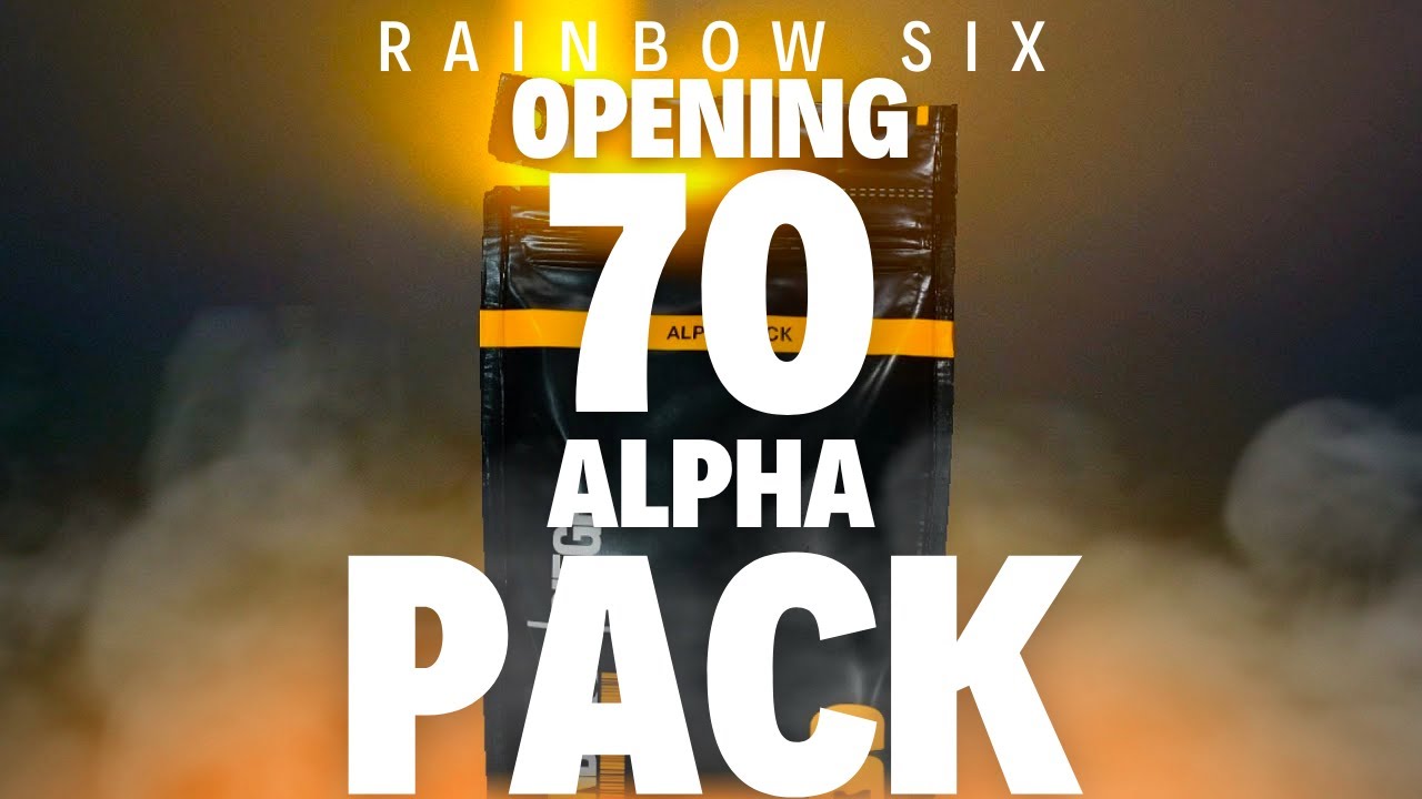 Opening 70 ALPHA PACK in R6 siege 🔥| تو رینبو ۷۰ تا آلفاپک باز کردیم ...