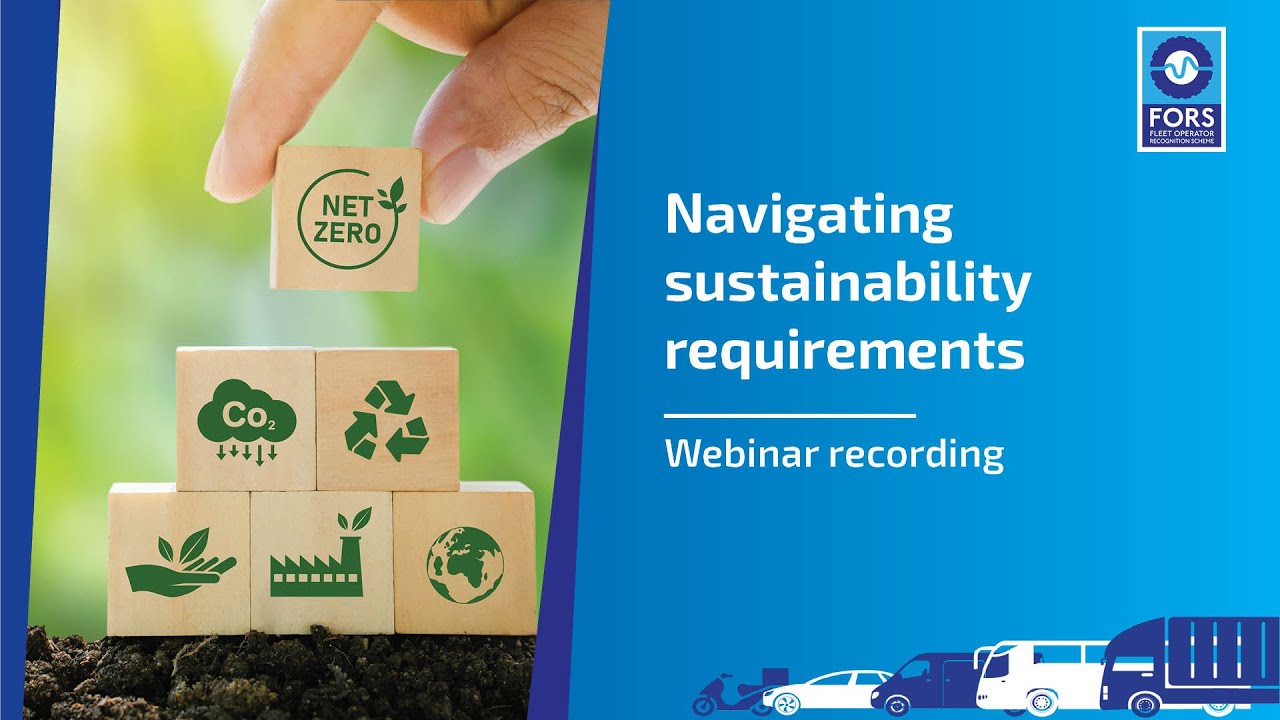 Navigating sustainability requirements - webinar recording - YouTube