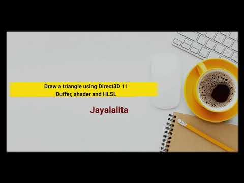 #2 Game Programming | Draw a triangle using Direct3D 11| Buffer, Shader ...