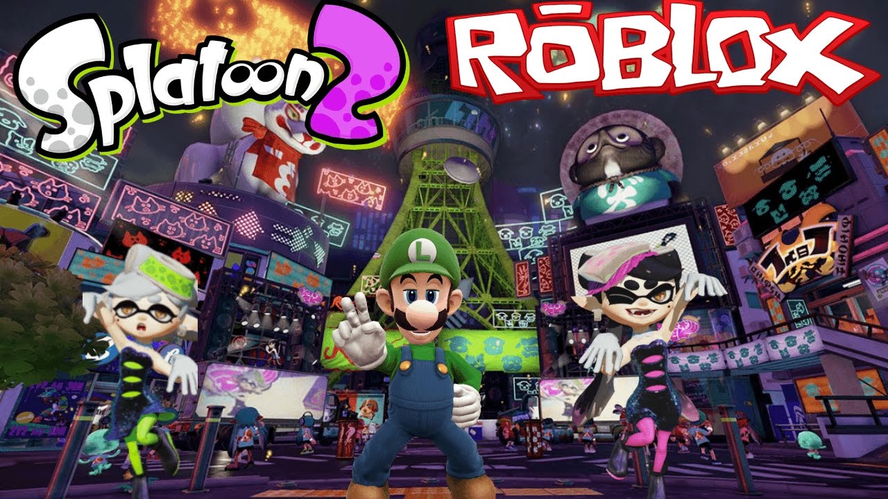 ROBLOX: GETTING HYPED FOR SPLATOON 2! PART 1 - YouTube