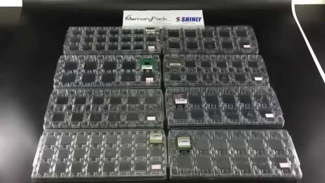 CPU tray packaging for Intel AMD (www.memorypack.com.tw) - YouTube