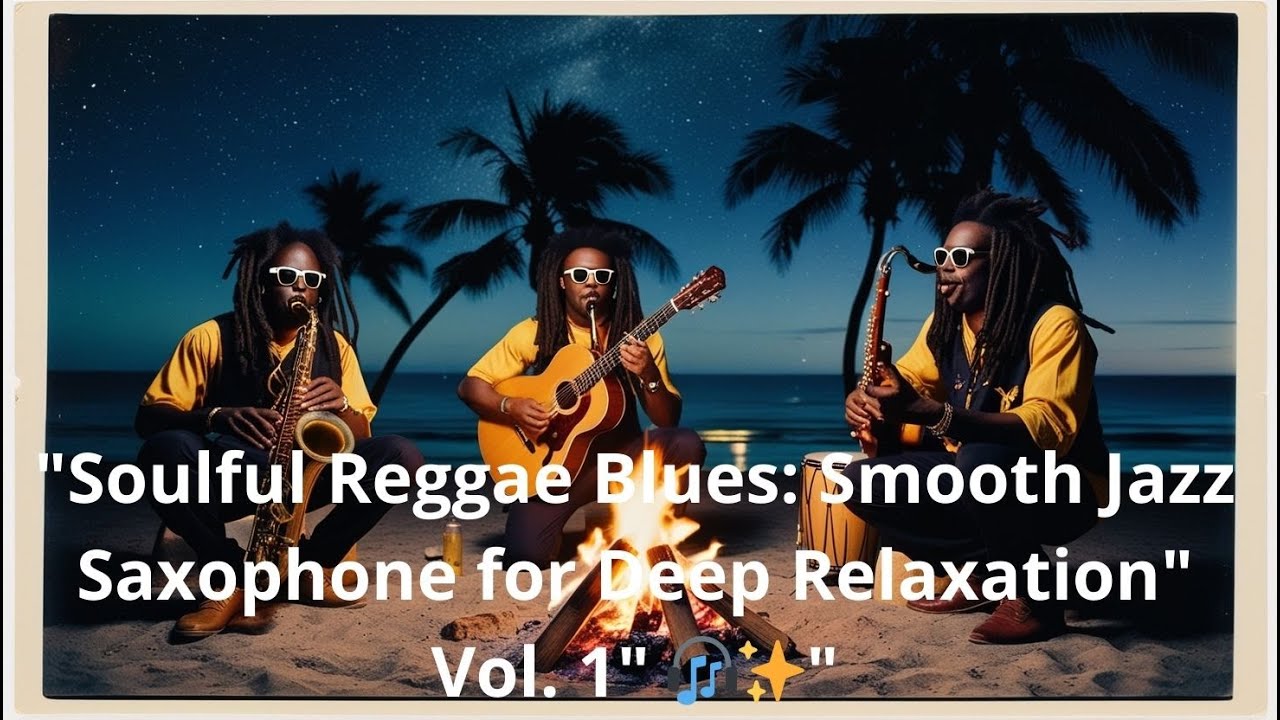 Soulful Reggae Blues Instrumentals: Smooth Jazz Saxophone for Calm ...