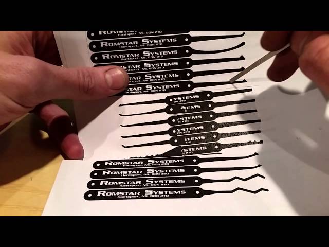 Homemade Lock Pick Templates - Homemade Ftempo