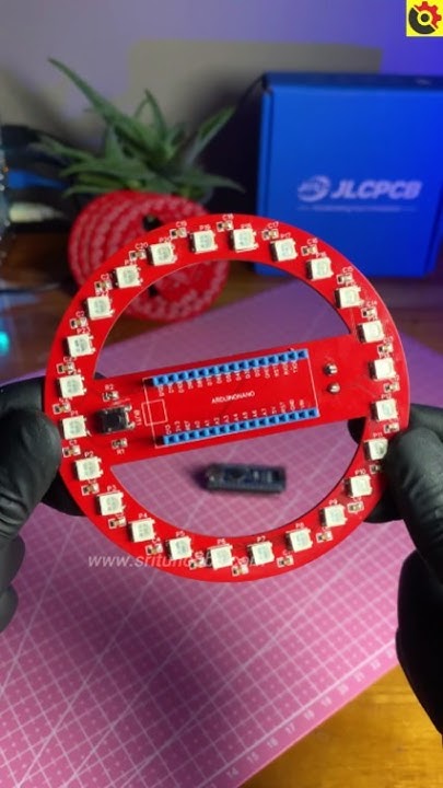 DIY WS2812B Pixel LED Ring with Arduino Nano #jlcpcb #arduino #sritu_hobby @sritu_hobby - YouTube