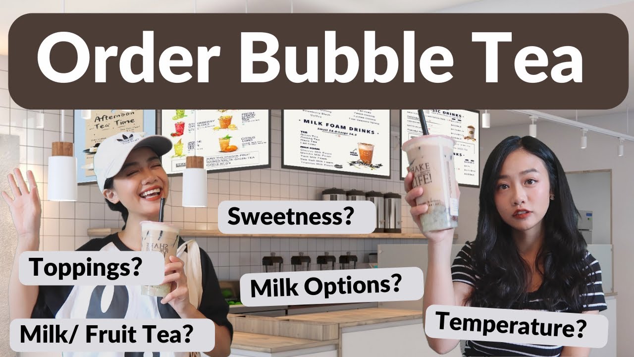 How to Order Bubble Tea in Chinese | Chinese Conversation in Bubble Tea Shop - YouTube