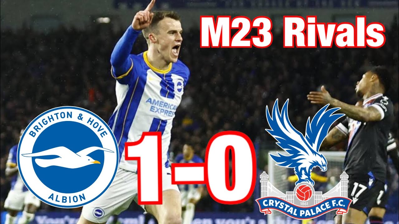 THE MOMENT BRIGHTON SCORED AGAINST PALACE!! M23 Derby - Matchday Vlog ...