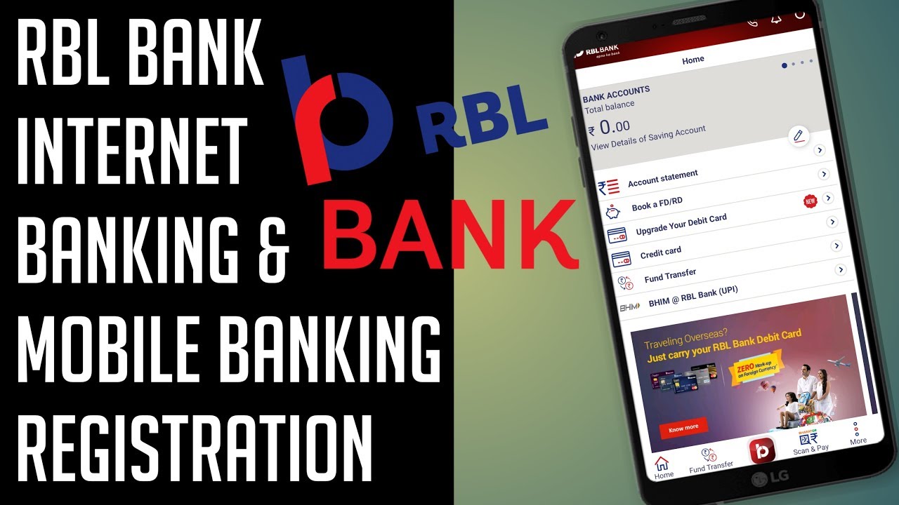 Internet Banking RBL Bank Registration | Mobile Banking Registration ...