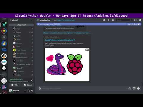 CircuitPython Weekly Meeting for January 11th, 2021 #adafruit - YouTube