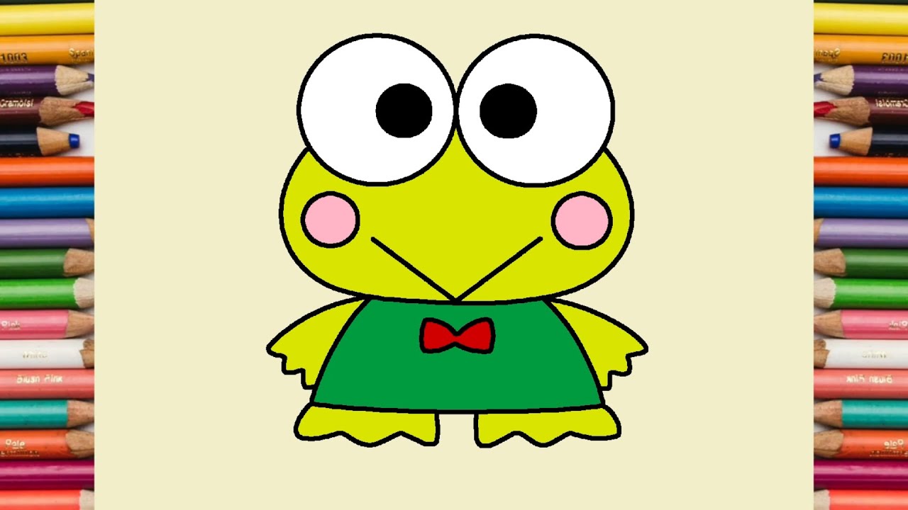 How To Draw Keroppi | Sanrio | Easy Step by Step Drawing - YouTube