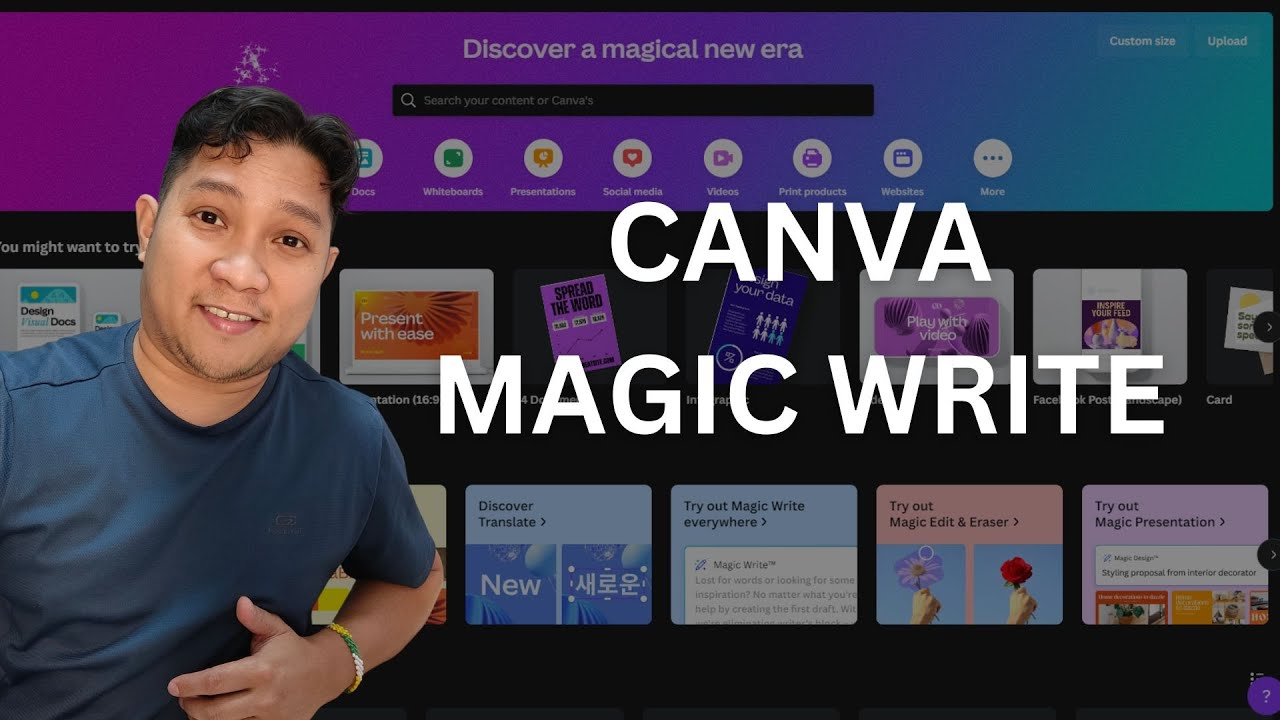 How to Use Canva Magic Write - YouTube