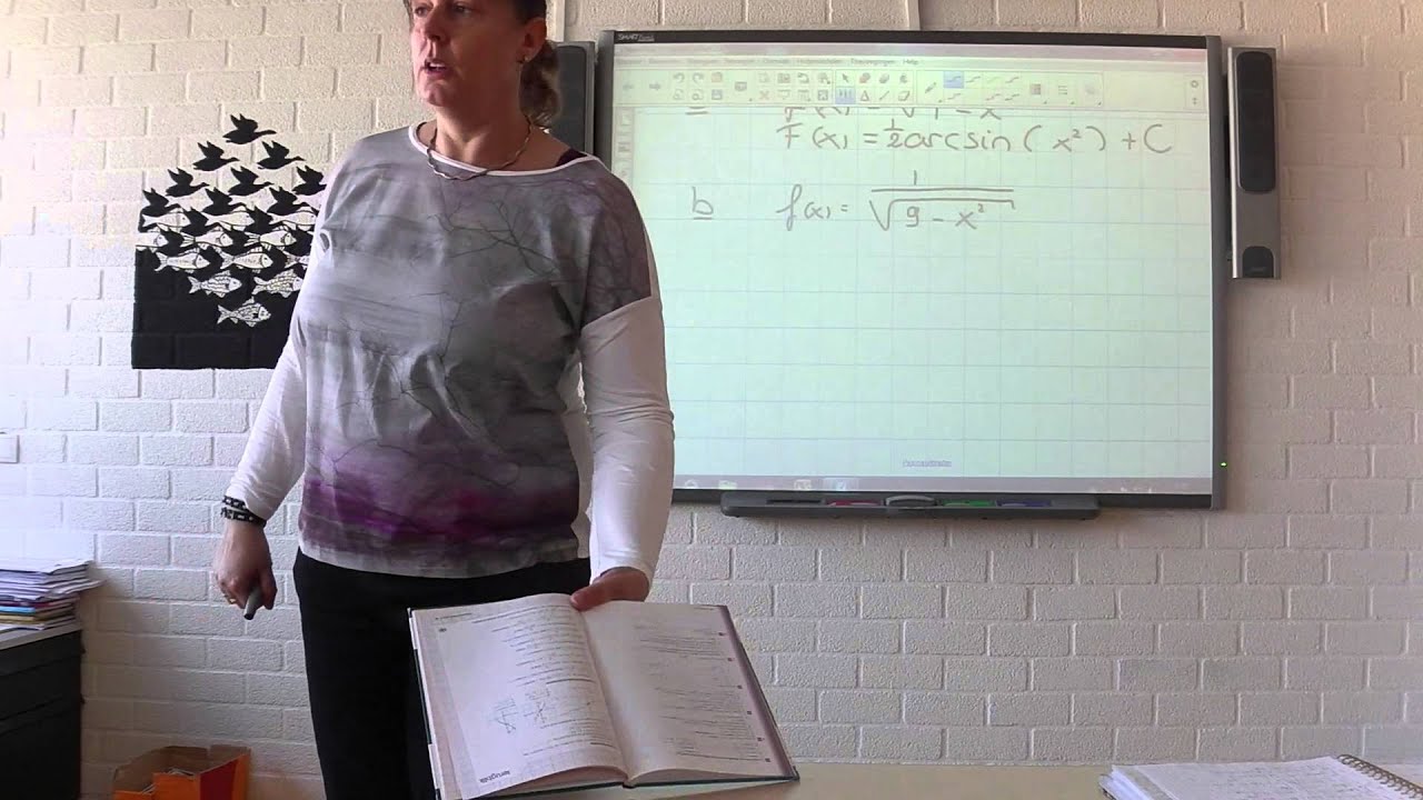 V5 wiskunde b Hk de primitieve van f(x)=arcsin(x) 9-4-15 L. in 't Veld ...