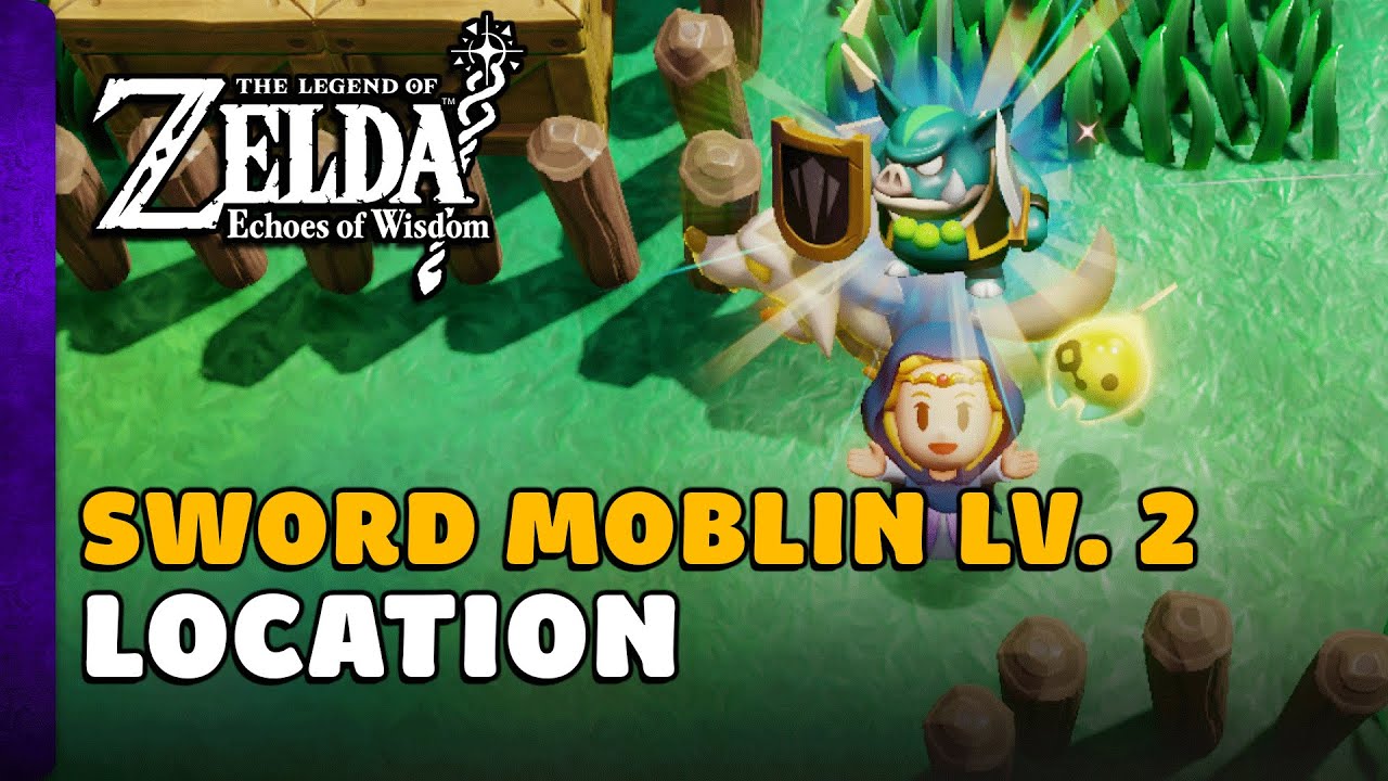 Zelda Echoes Of Wisdom - Sword Moblin Lv. 2 Echo Location - YouTube