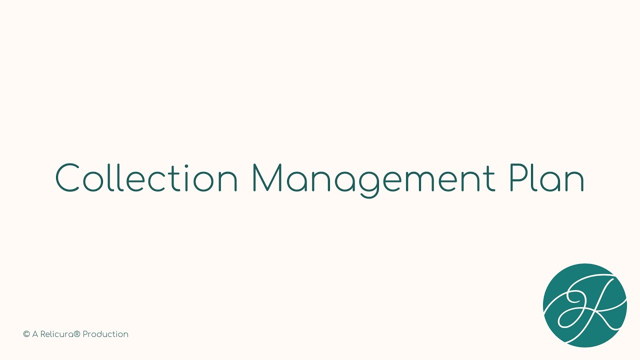 Creating a Collection Plan - Collection Management Plan - YouTube