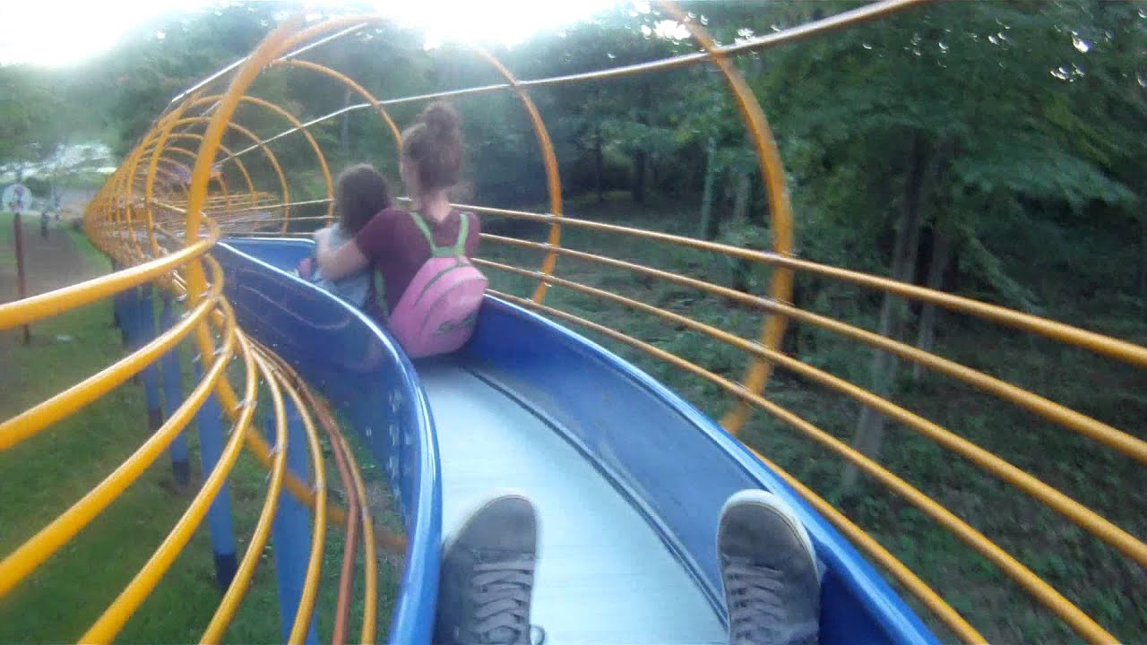 Giant Roller Slide - YouTube