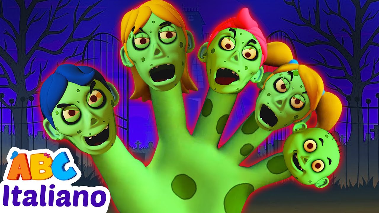🧟Zombieland: Famiglia di dita zombie verdi | Canzoni di Halloween per ...