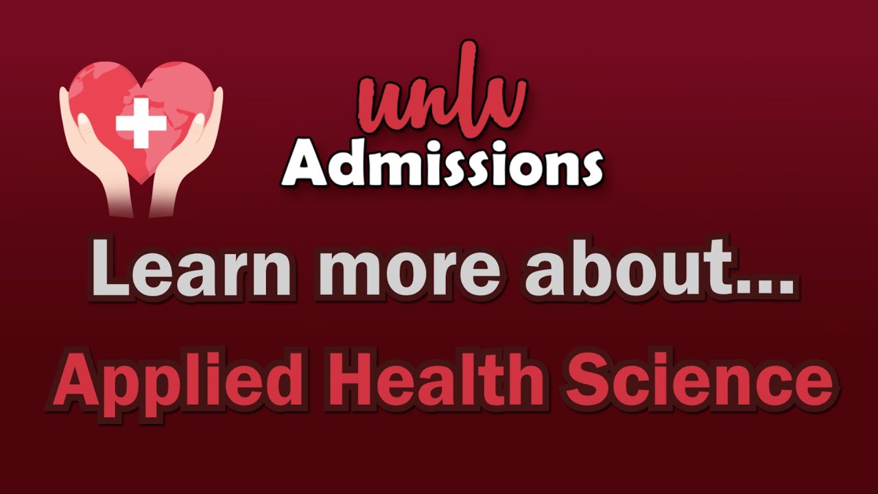 Learn More about Applied Health Sciences! - YouTube