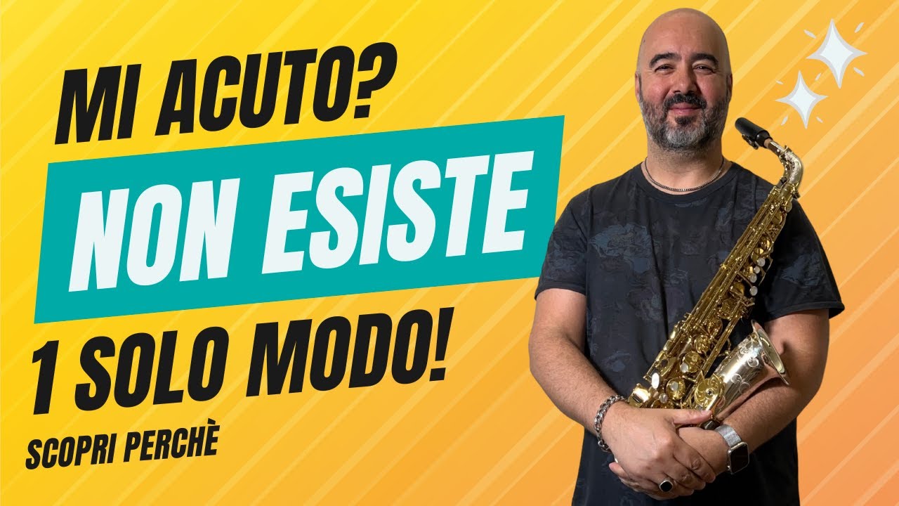Tutte le Posizioni per il MI Acuto al Sax Contralto, Intonazione ...