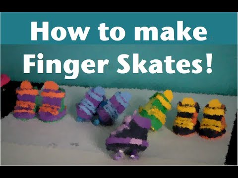 How to make Foam Finger Skates - YouTube