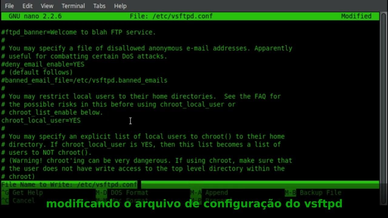 Instalando e configurando um servidor FTP - YouTube
