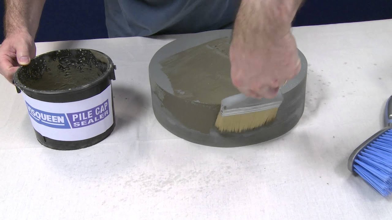 Pile cap waterproofing with Visqueen GX Flexi HC Barrier - YouTube