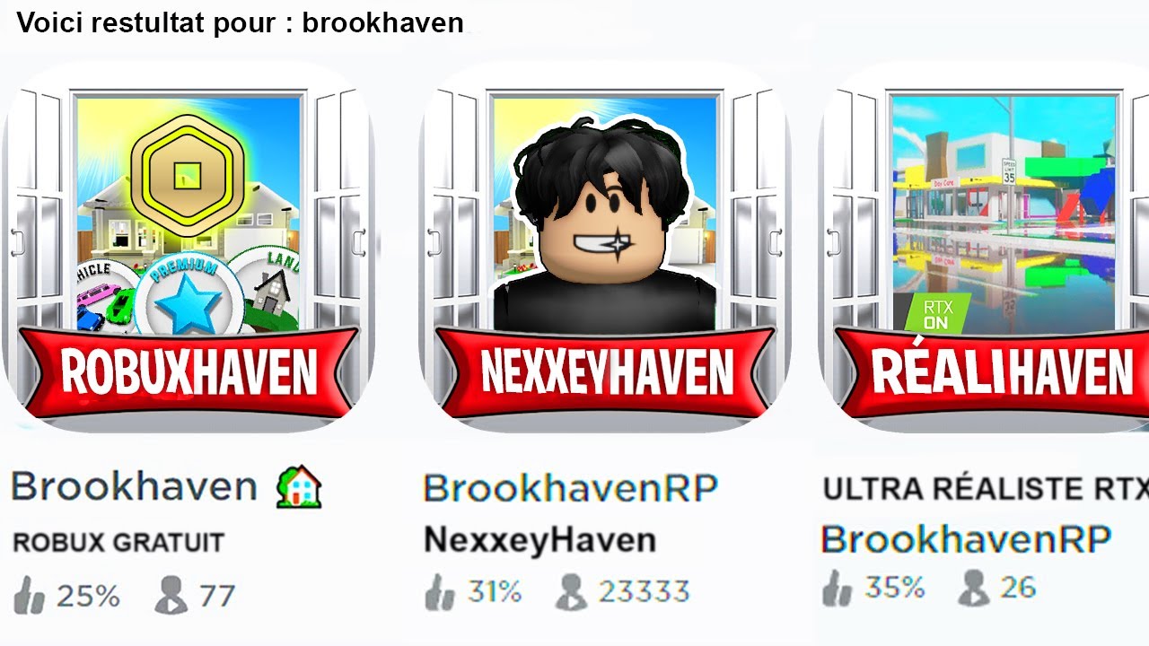 J'AI TESTÉ DES FAKE DE BROOKHAVEN, ROBLOX - YouTube